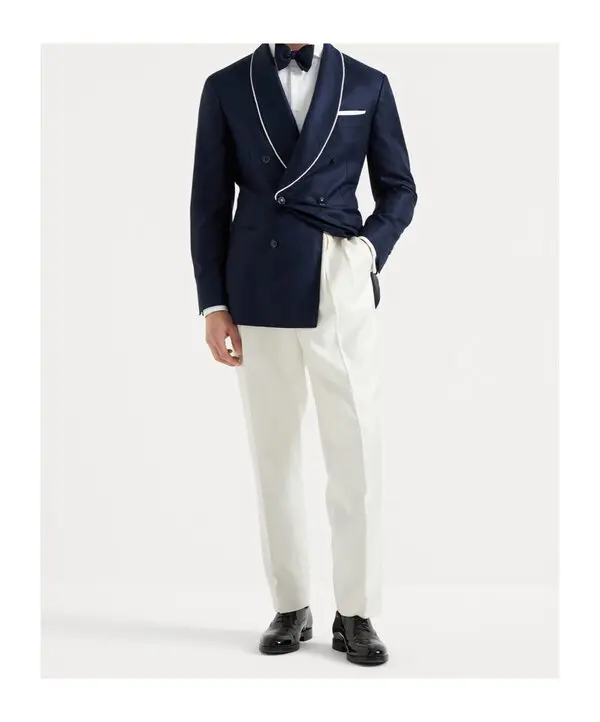 Brunello Cucinelli Pleat-detail Tuxedo Trousers