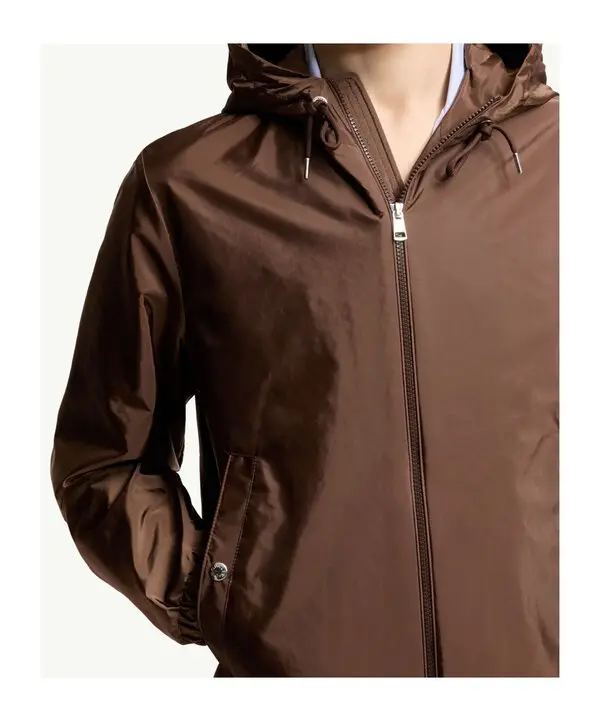 Moncler Grimpeurs Hooded Windbreaker - Brown