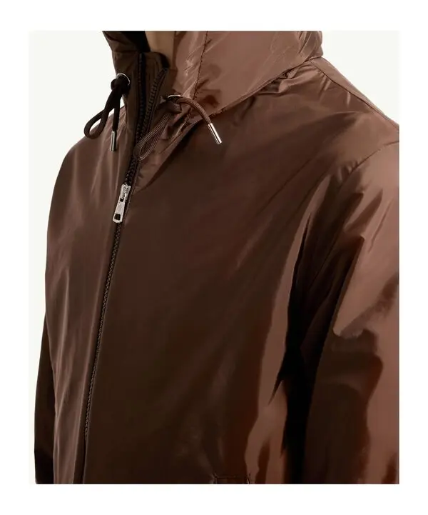 Moncler Grimpeurs Hooded Windbreaker - Brown