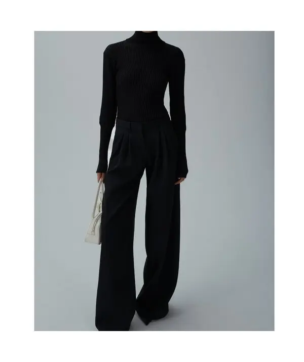 Magda Butrym Wide-leg Wool Trousers