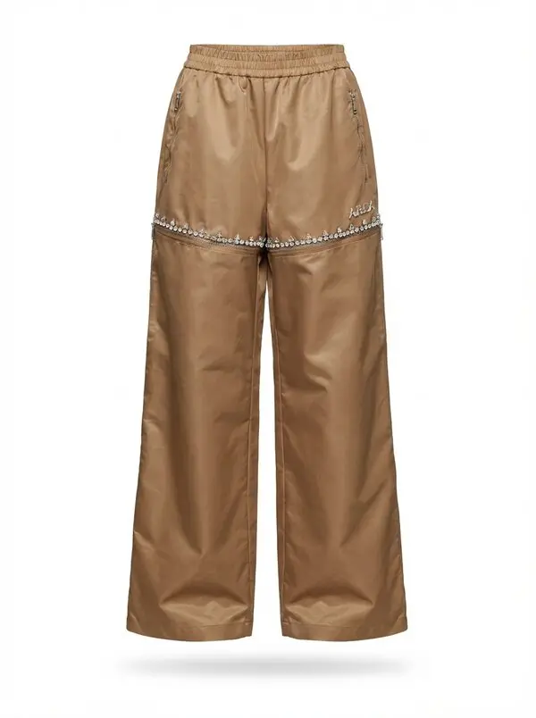 AREA Crystal Slit Track Pants