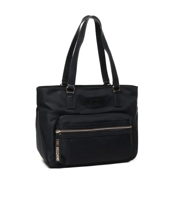 Moschino Logo Lettering Top Handle Bag