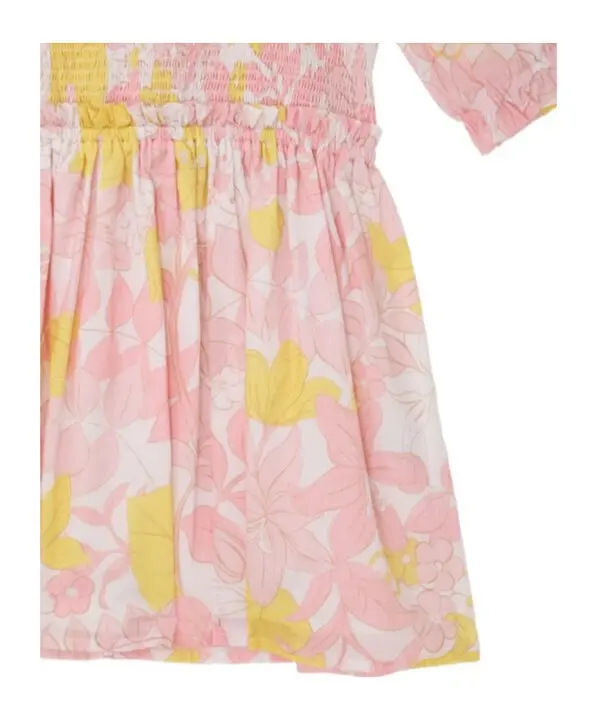Zimmermann Bubble Sleeve Floral Print Dress