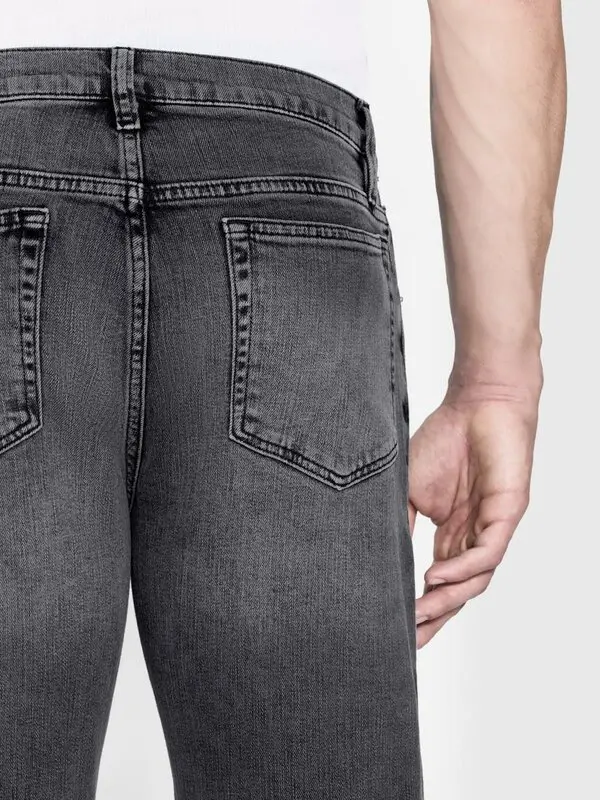 FRAME Mid-waist Straight Leg Jeans