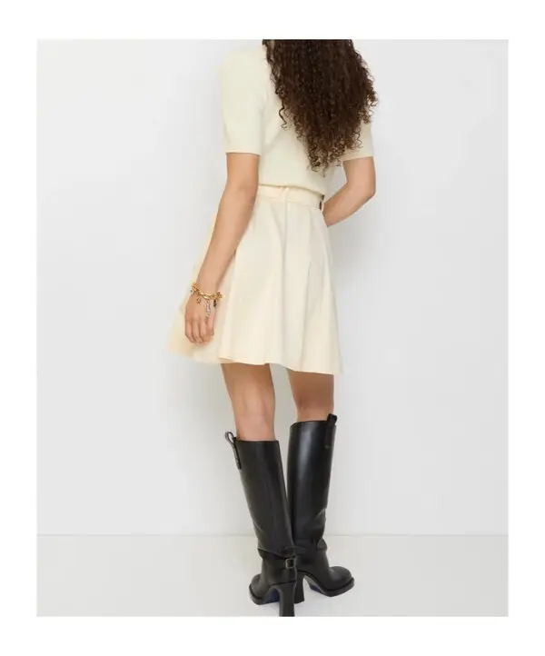 Burberry Gabardine Trench Mini Skirt
