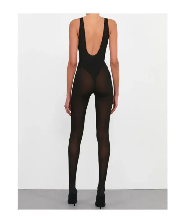 Wardrobe.NYC Sheer Tights With Riding Breeches Style Legs