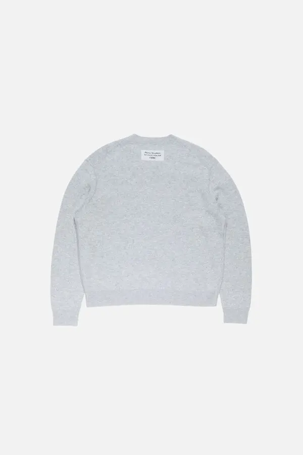 Acne Studios Crew Neck Sweater - Cool Gray Blend