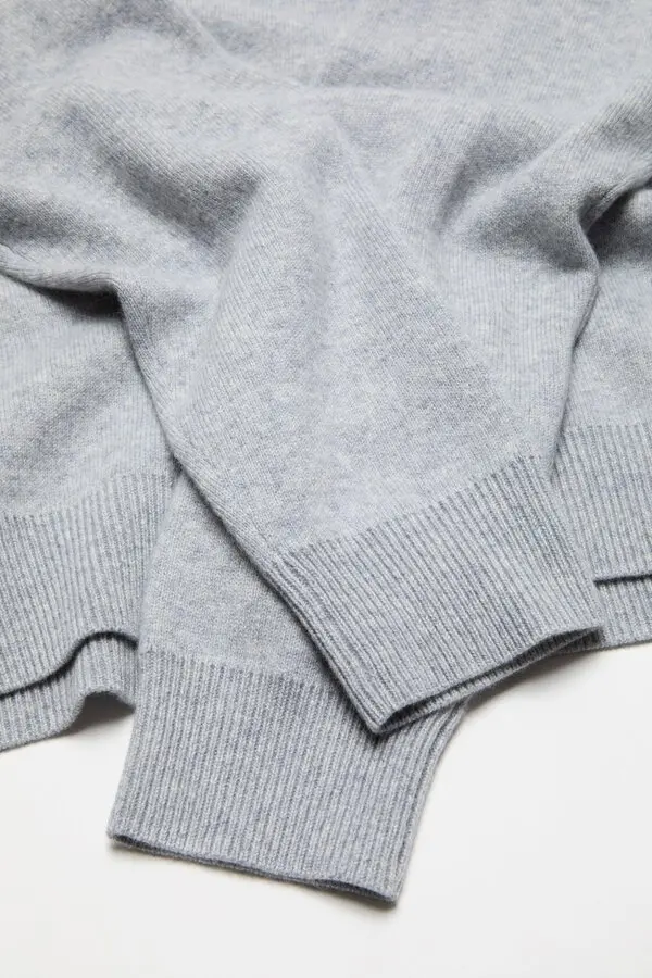 Acne Studios Crew Neck Sweater - Cool Gray Blend