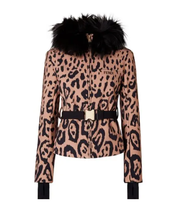 Fendi Ski Jacket Technical Fabric Down Jacket