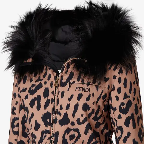 Fendi Ski Jacket Technical Fabric Down Jacket