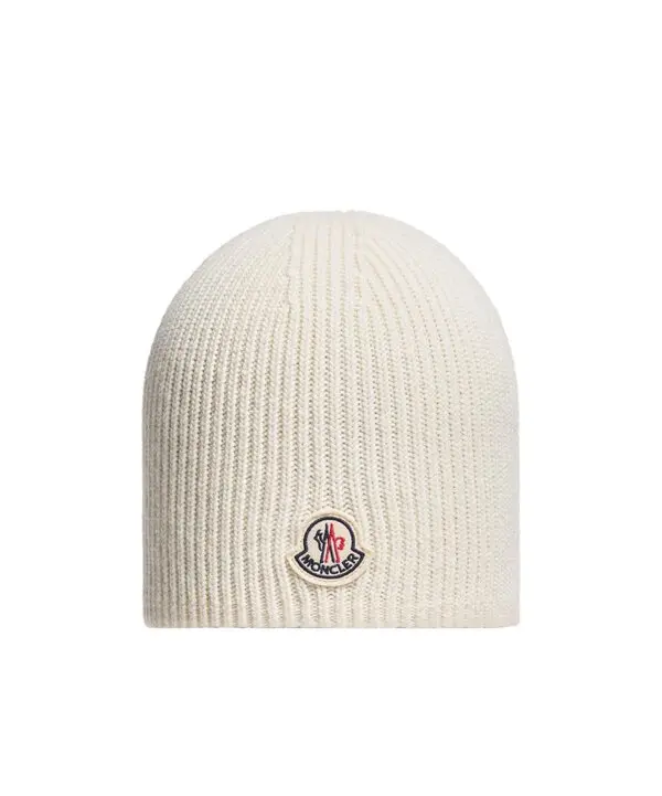 Moncler Logo Wool Beanie