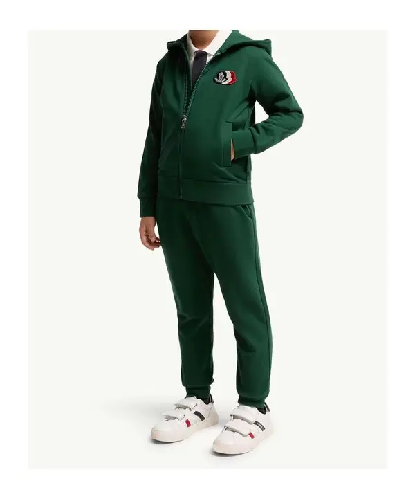 Moncler Triple Logo Cotton Fleece Tracksuit