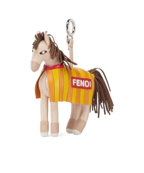 Fendi Leather Horse Charm