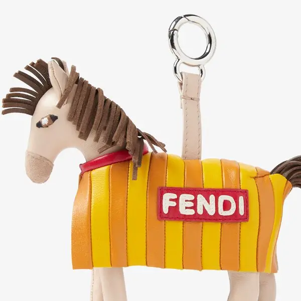 Fendi Leather Horse Charm