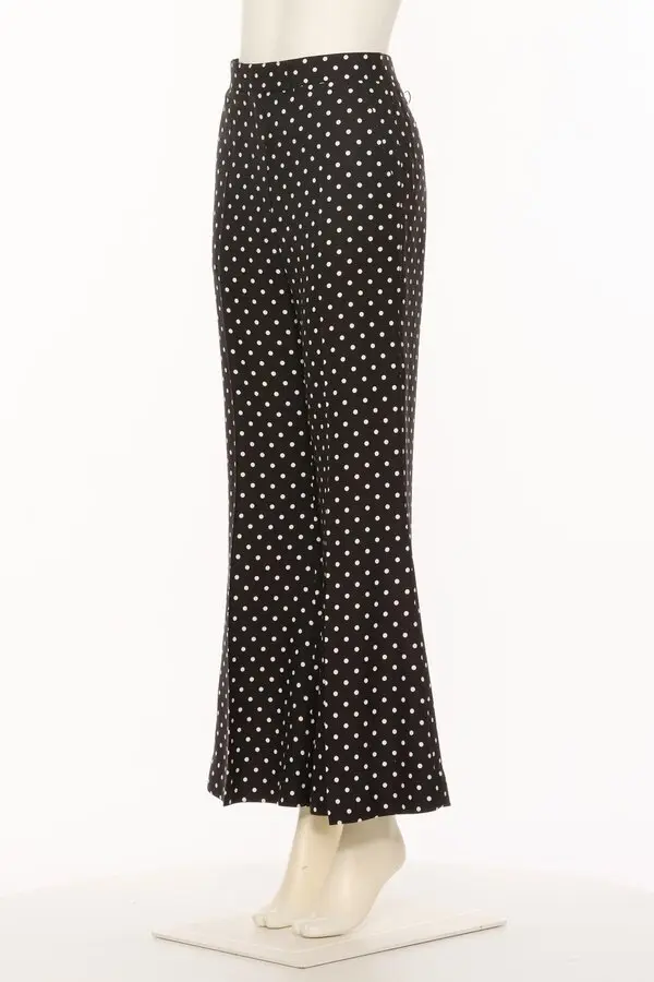 Valentino Garavani Polka Dot Printed Flared Pants