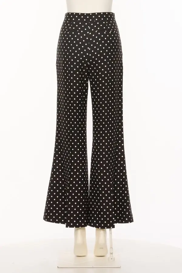 Valentino Garavani Polka Dot Printed Flared Pants