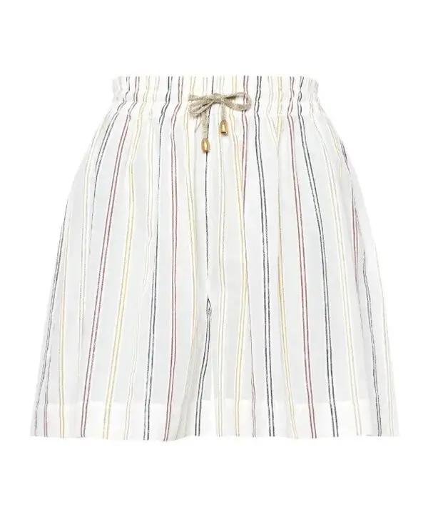 ERES Neda Striped Relaxed Fit Shorts