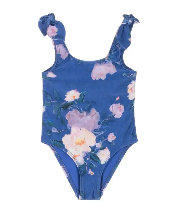 Zimmermann Floral Pattern Swimsuit - Blue
