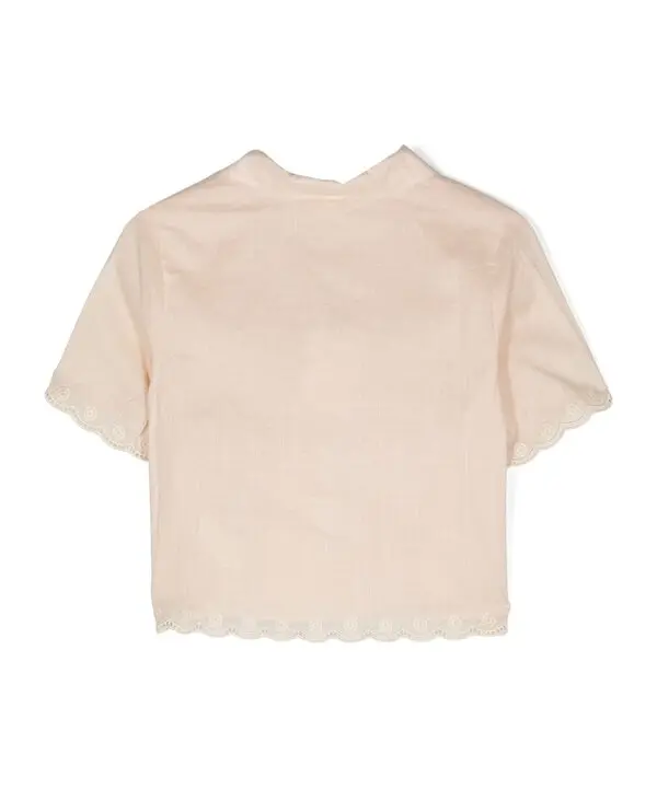 Zimmermann Guipure-lace Cotton Blouse