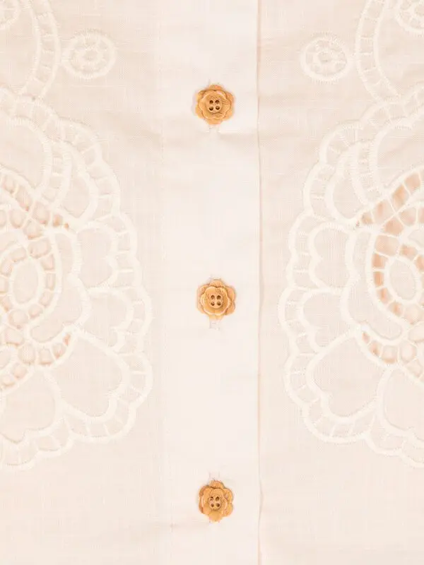 Zimmermann Guipure-lace Cotton Blouse