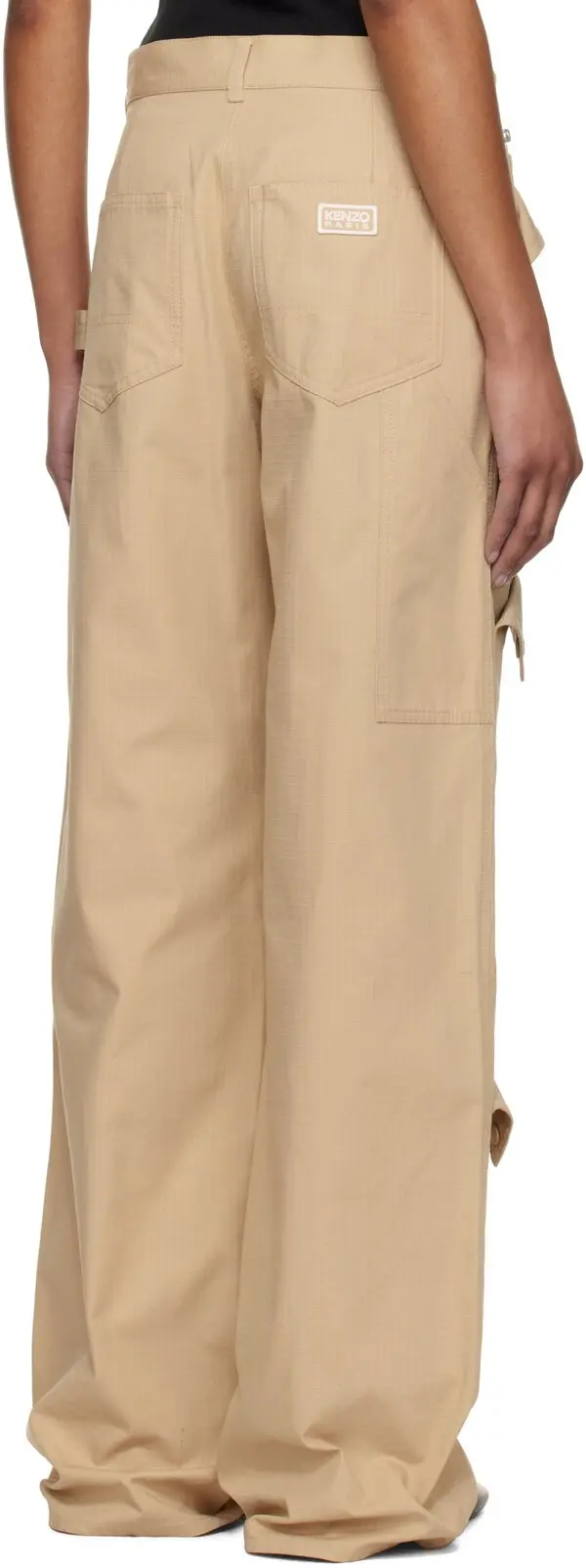 Kenzo High Waisted Wide Leg Trousers