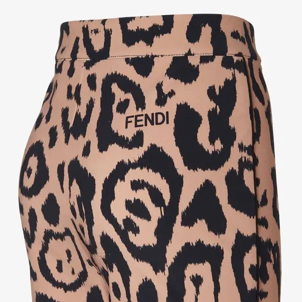 Fendi Ski Pants With All-over Leo Motif