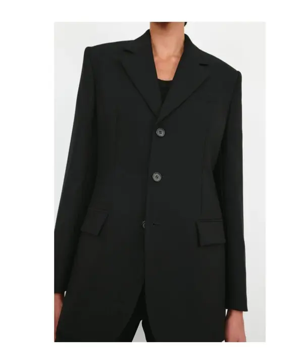 Wardrobe.NYC Three-button Notch Lapel Blazer