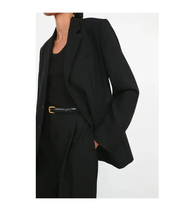 Wardrobe.NYC Three-button Notch Lapel Blazer