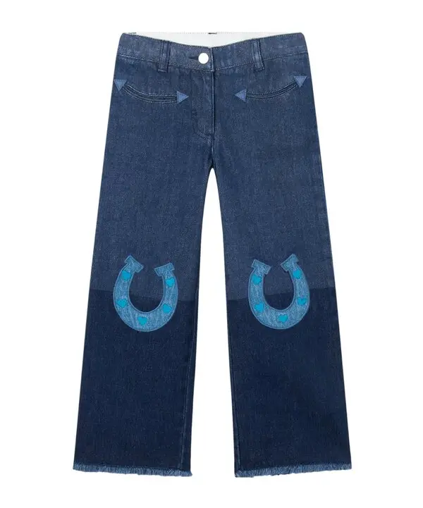 Stella McCartney Horseshoe Appliqué Jeans