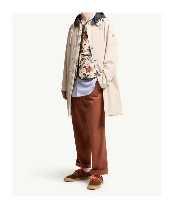 Moncler Cargo Cotton Blend Gabardine Pants