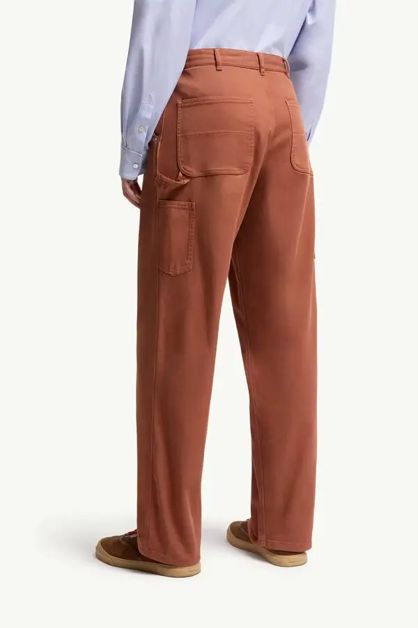 Moncler Cargo Cotton Blend Gabardine Pants