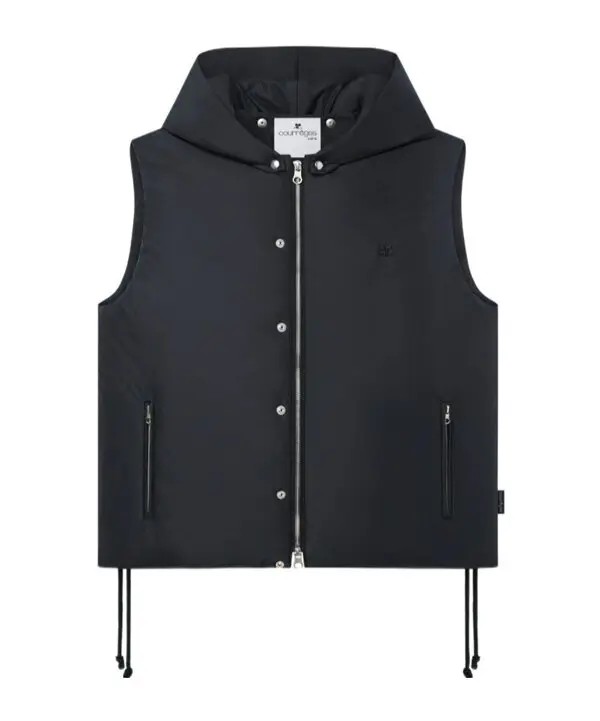 COURREGES Logo-patch Padded Gilet