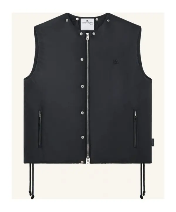 COURREGES Logo-patch Padded Gilet