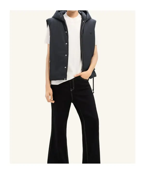 COURREGES Logo-patch Padded Gilet