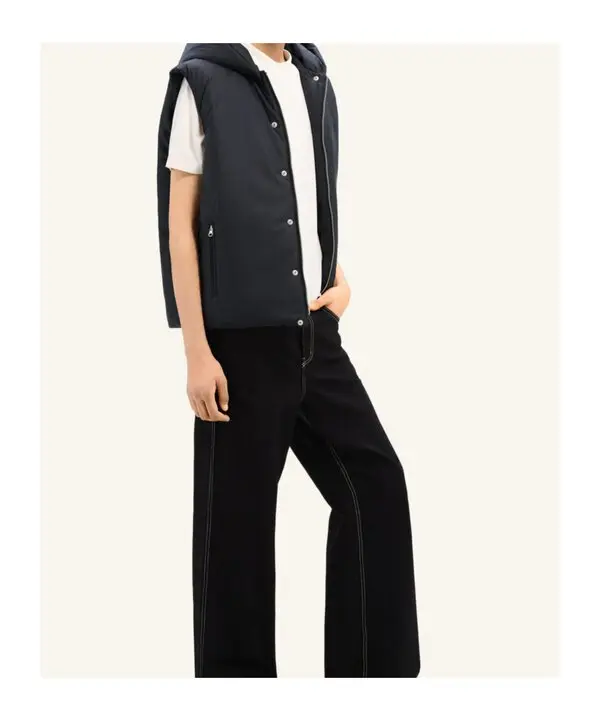 COURREGES Logo-patch Padded Gilet