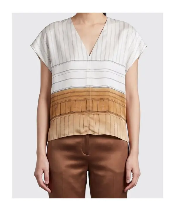 ALYSI Printed Boxy Top