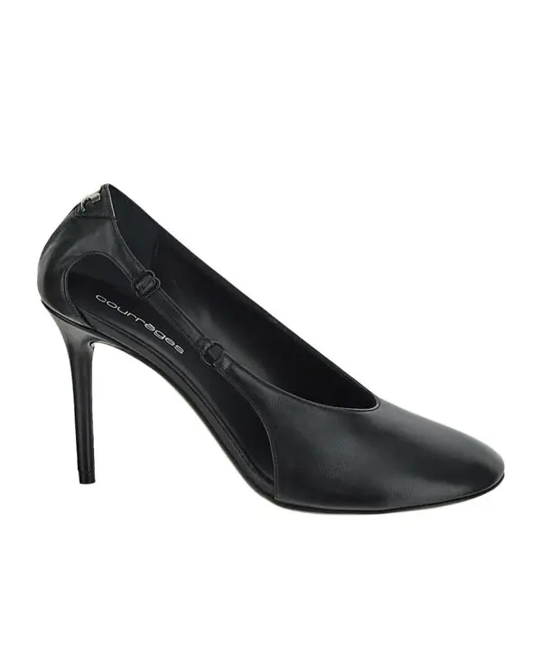 COURREGES Stiletto Heel Pumps - Black