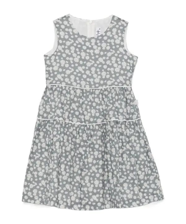 IL GUFO Floral-print Dress - Grey