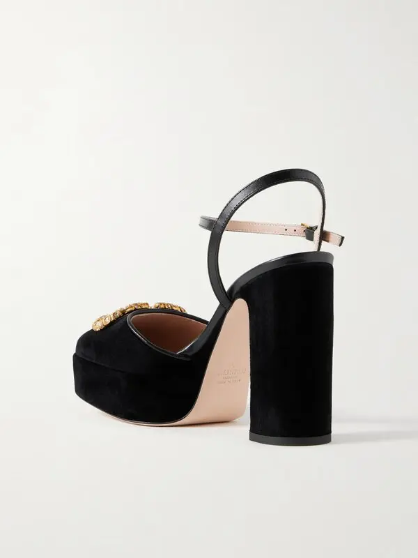 Valentino Garavani 105mm Platform Mules