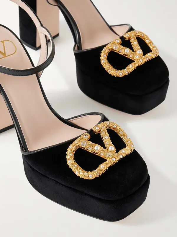 Valentino Garavani 105mm Platform Mules