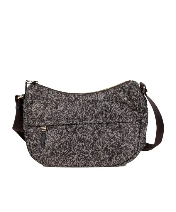 Borbonese Luna Middle Hobo Bag