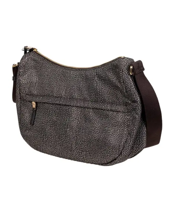 Borbonese Luna Middle Hobo Bag