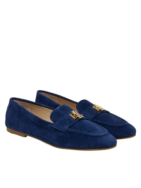Polo Ralph Lauren Logo-plaque Suede Pumps