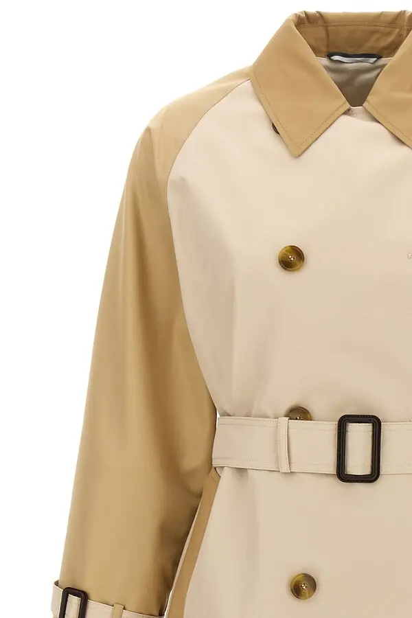 Max Mara Canasta Double-breasted Reversible Trench Coat