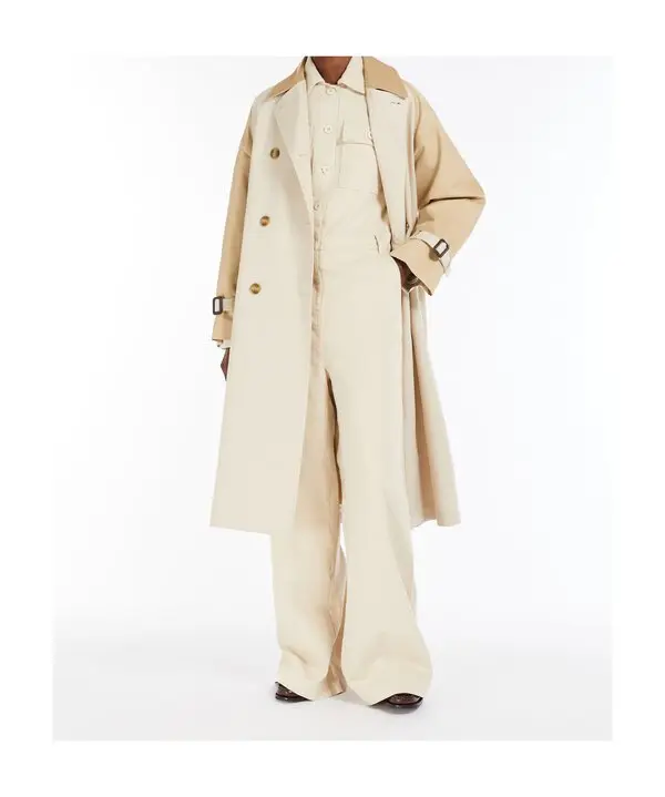 Max Mara Canasta Double-breasted Reversible Trench Coat