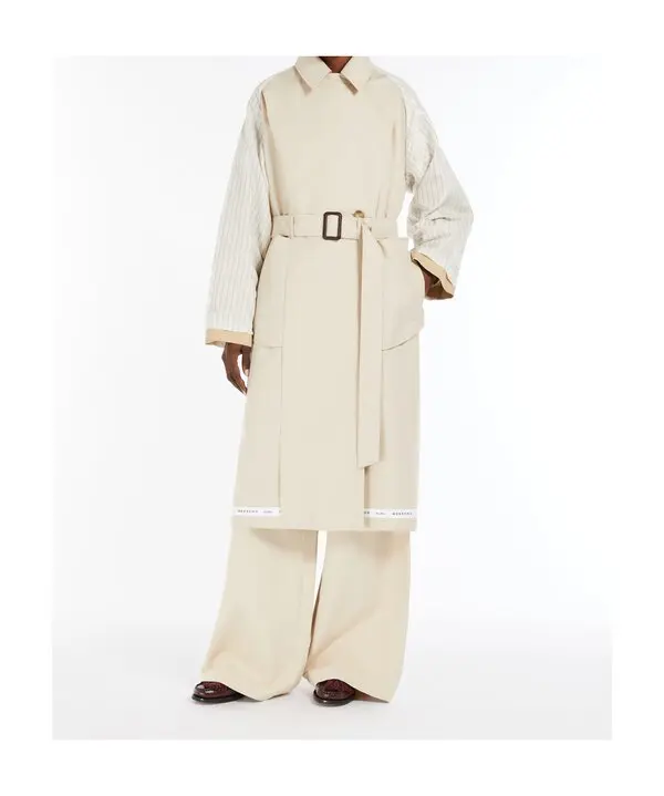 Max Mara Canasta Double-breasted Reversible Trench Coat