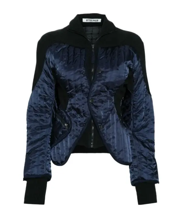 Ottolinger Panelled Jacket - Blue/black