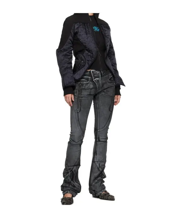 Ottolinger Panelled Jacket - Blue/black