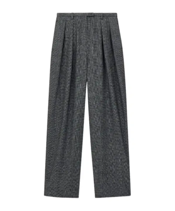 Emporio Armani Pleated Check Flannel Trousers