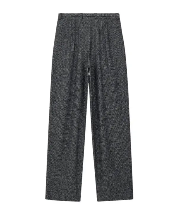 Emporio Armani Pleated Check Flannel Trousers